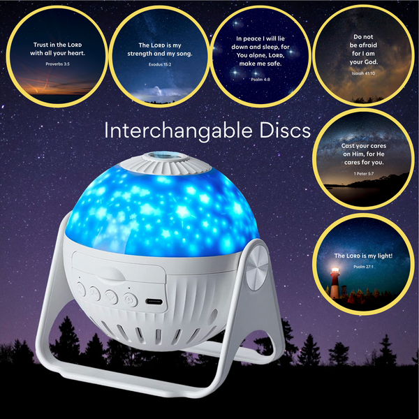 Children's night light projector free 6 disc Bible verse starter set ...
